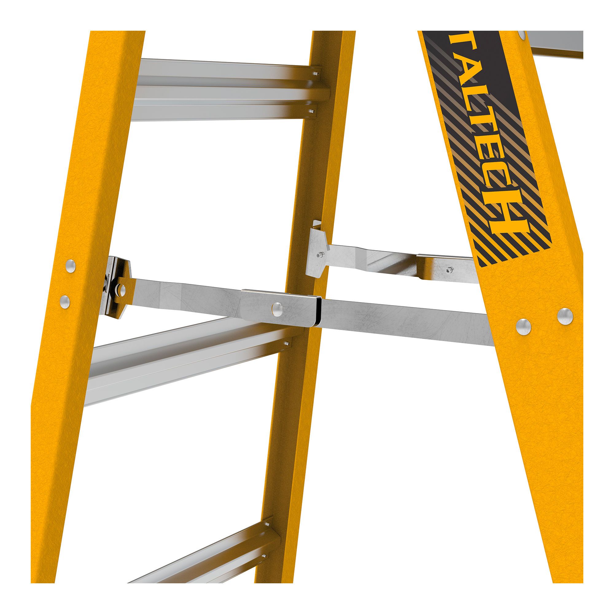 Fiberglass Step Ladder, 8-ft, Grade 1A from METALTECH | BMR