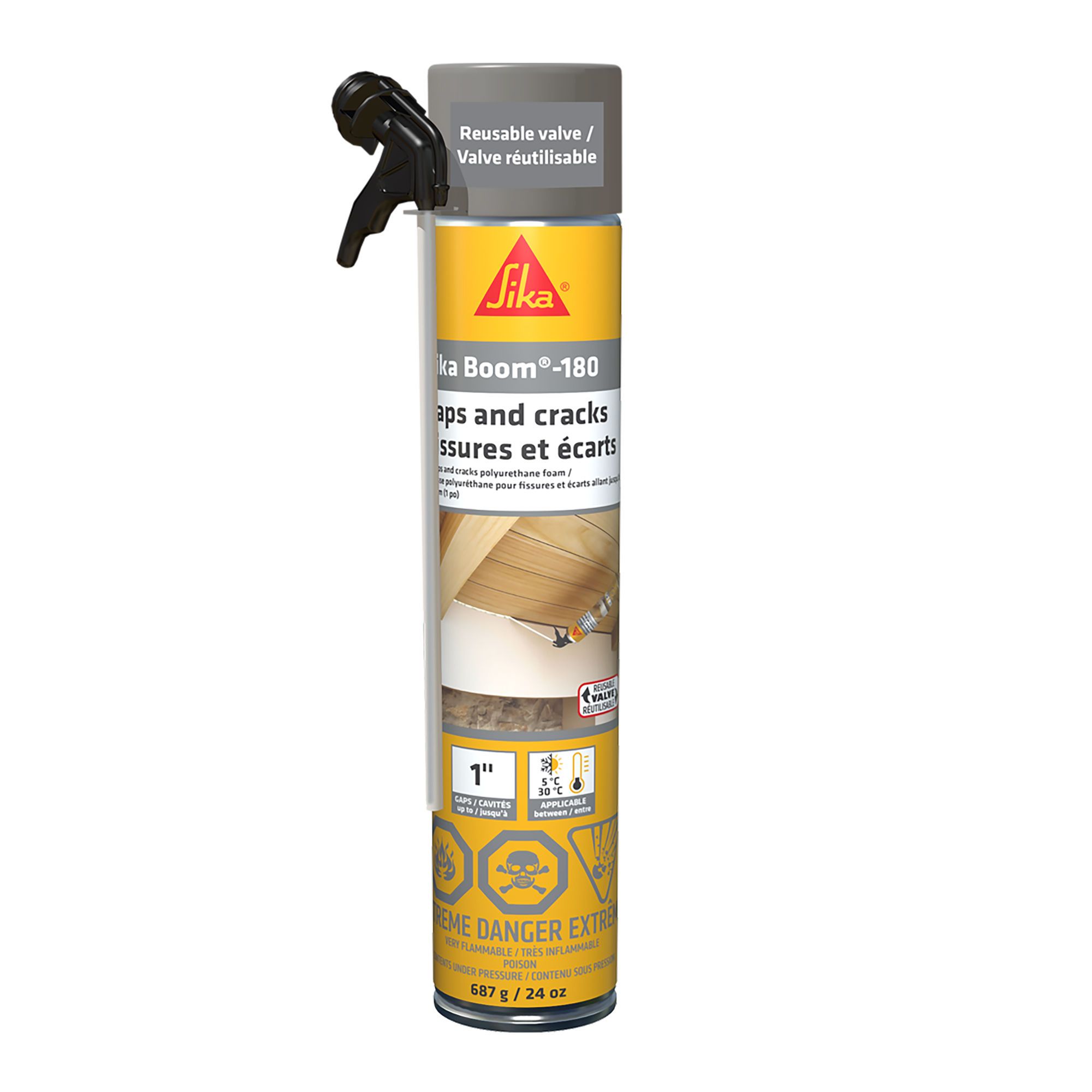 Polyurethane Foam – Self-Expanding – 1" Gaps – 24 oz from SIKA | BMR