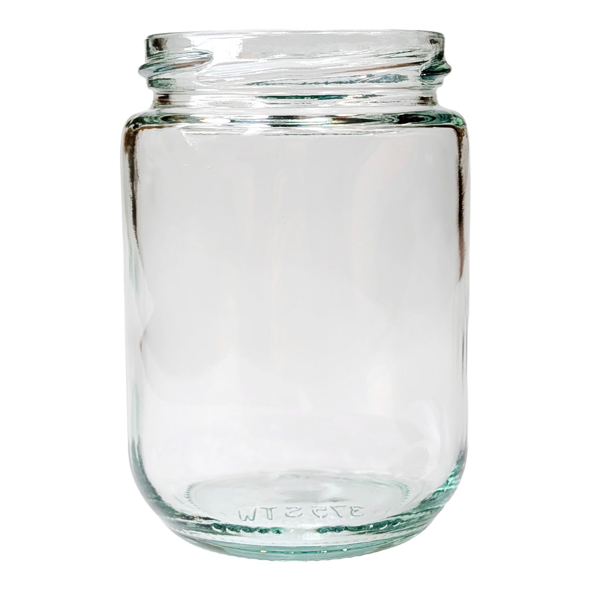 Short Round Glass Jars - 70 mm TW - 12 x 375ml | BMR