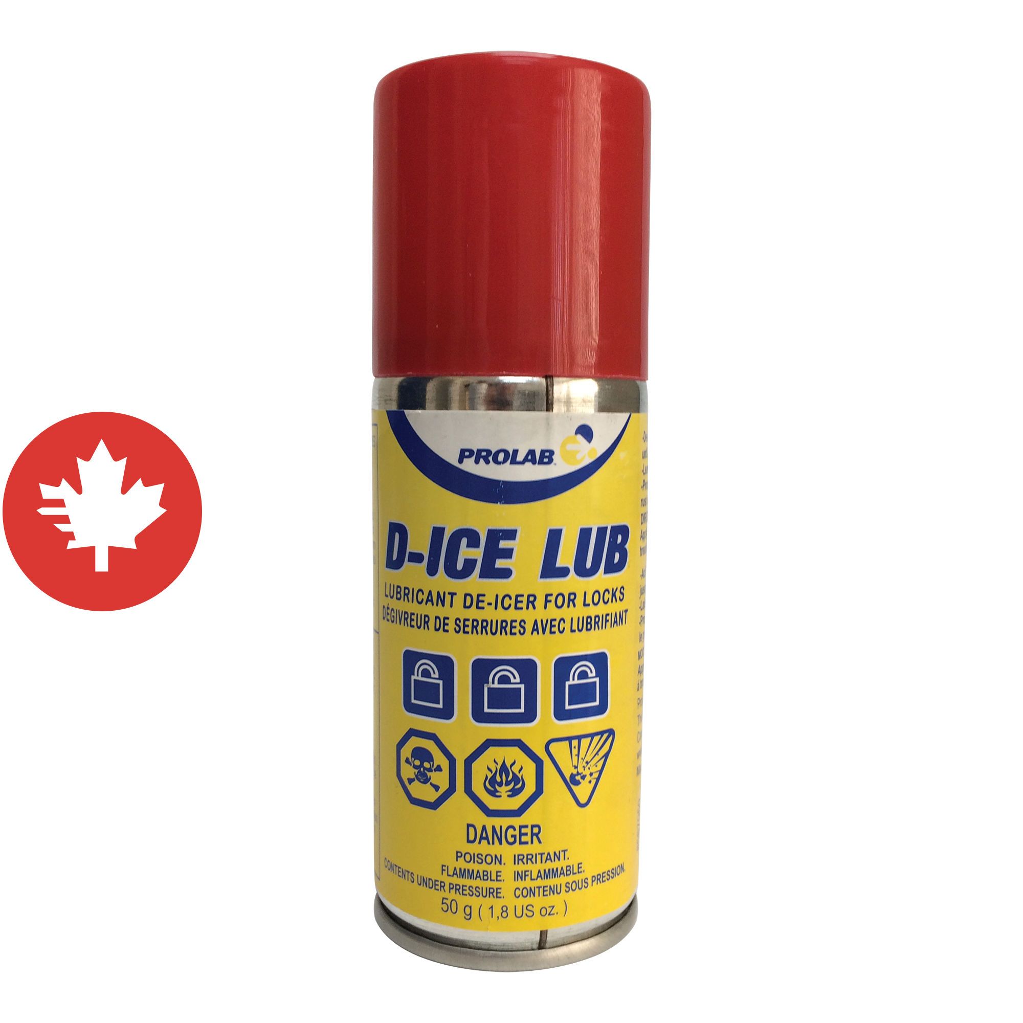 D-Ice Lub lubricant de-icer for locks from PROLAB TECHNOLUB | BMR