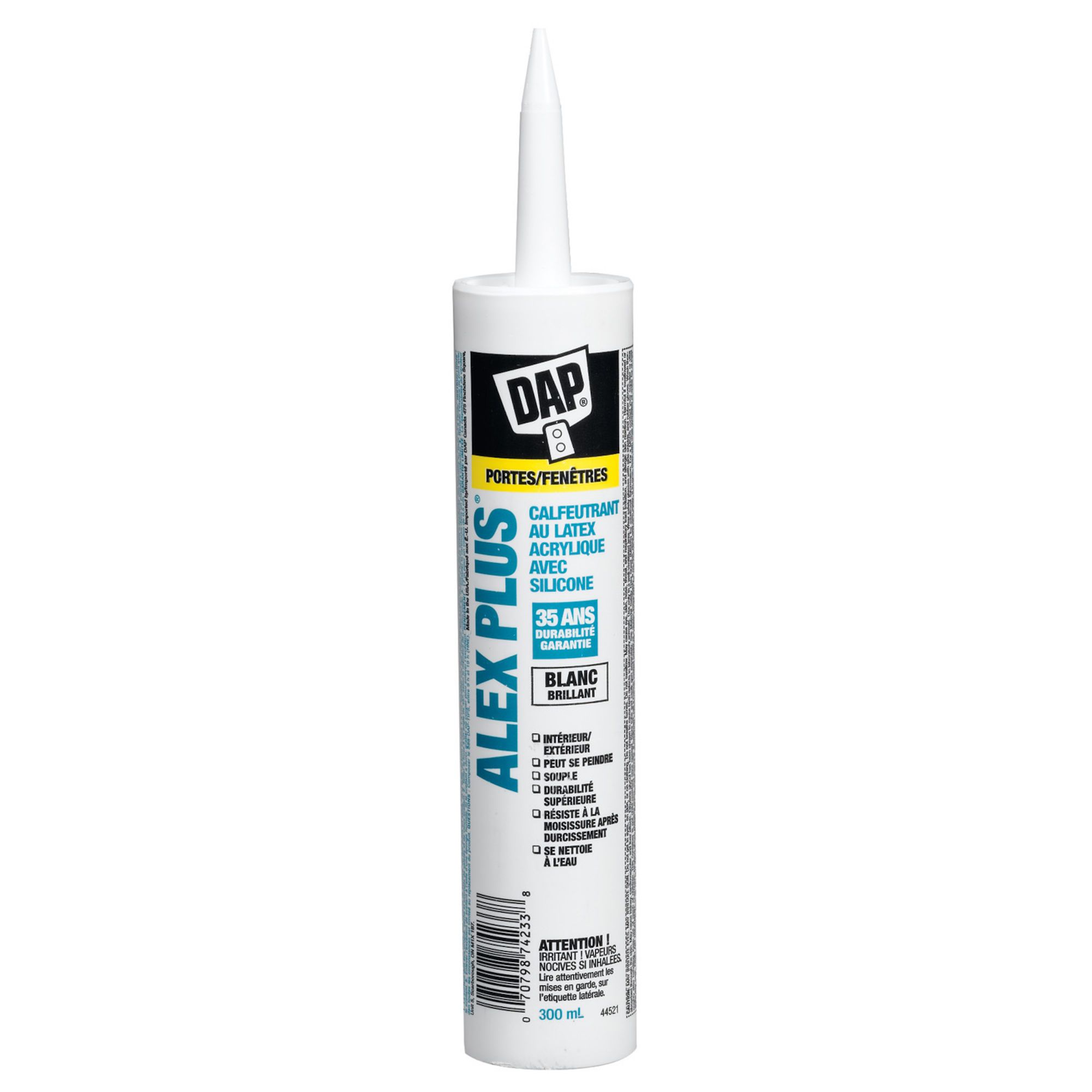 Alex Plus Caulk Silicone - 300 ml - White from DAP | BMR