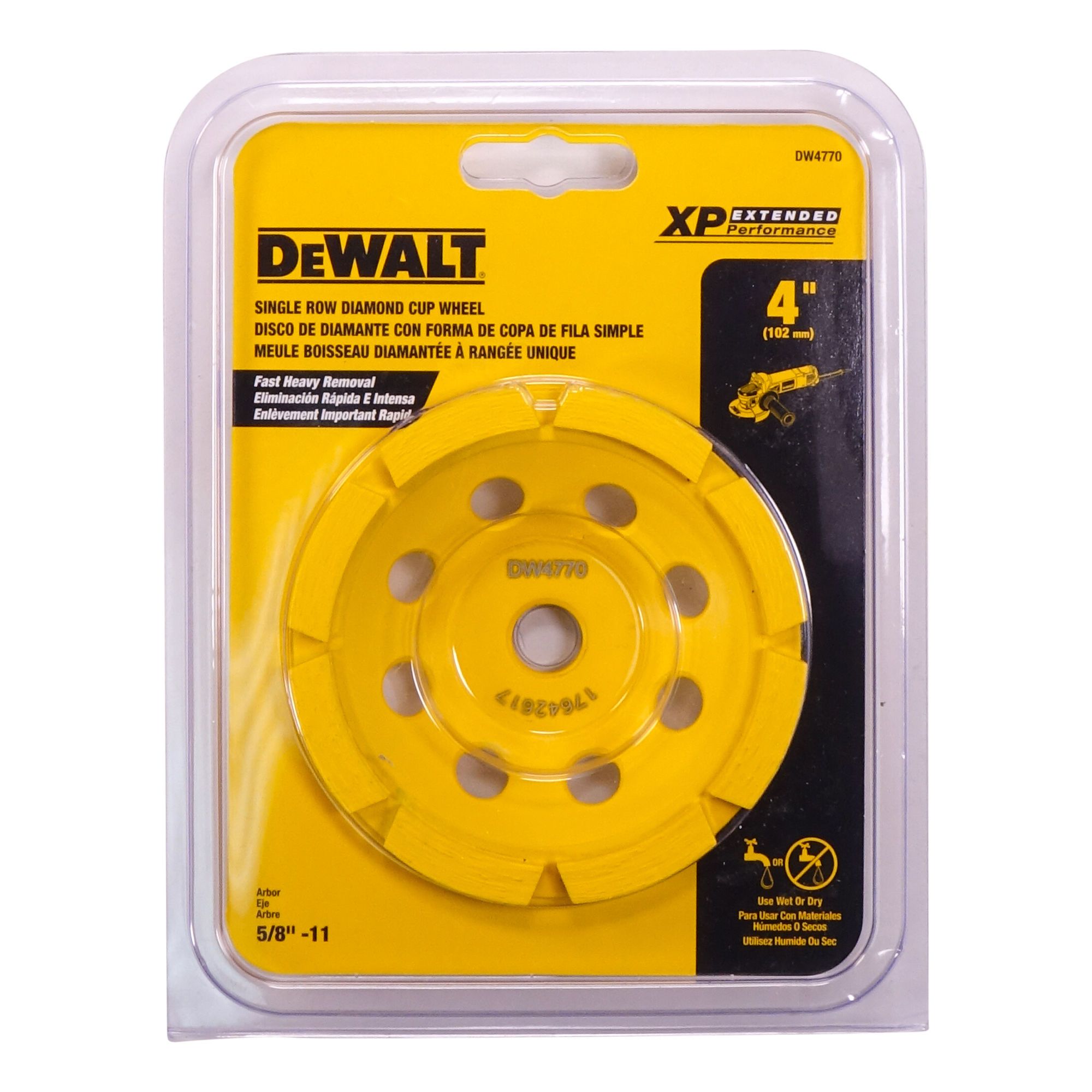 Diamond blade cup grinder from DEWALT | BMR