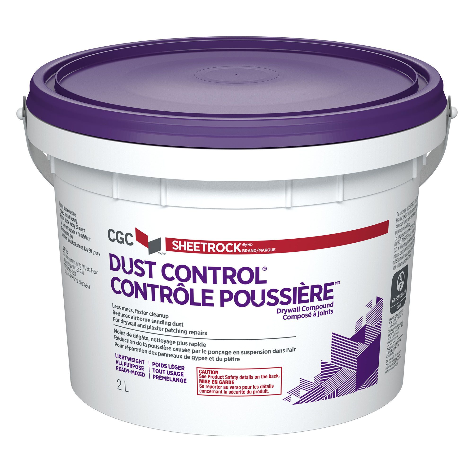 CGC Sheetrock Dust Control Drywall Compound from CGC | BMR
