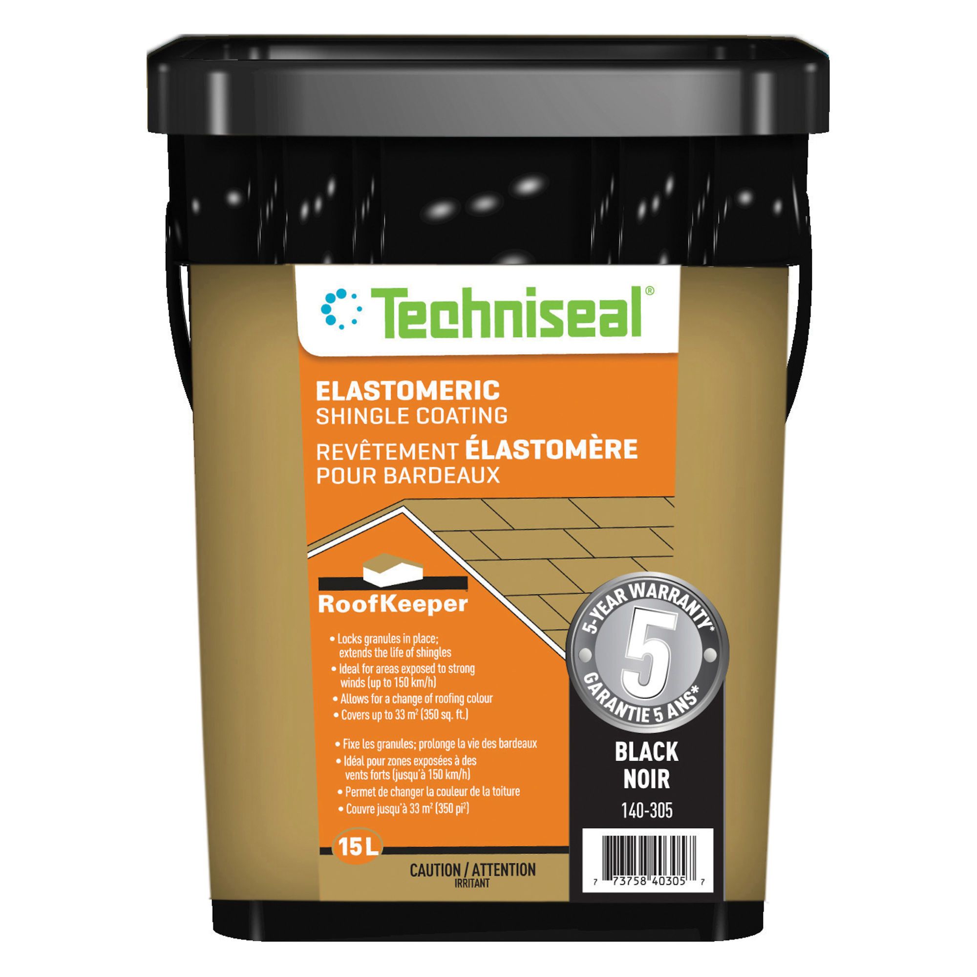 ELastomeric Coating - 15 L - BLack from TECHNISEAL | BMR