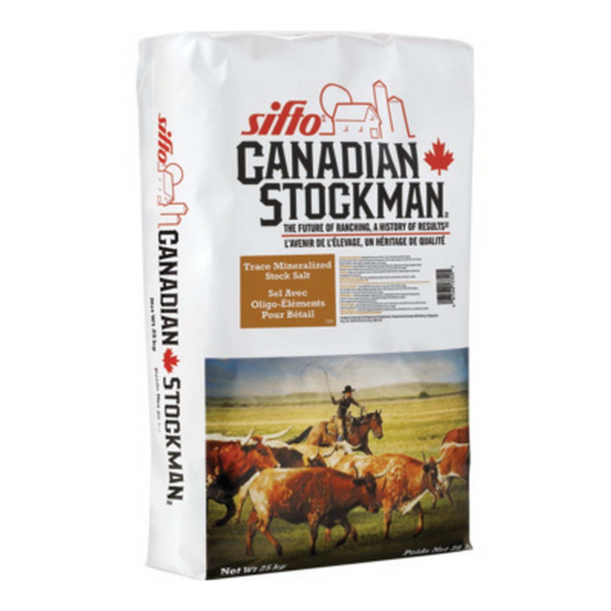 Canadian Stockman Trace Mineralized Salt - Brown - 25 kg from SIFTO ...
