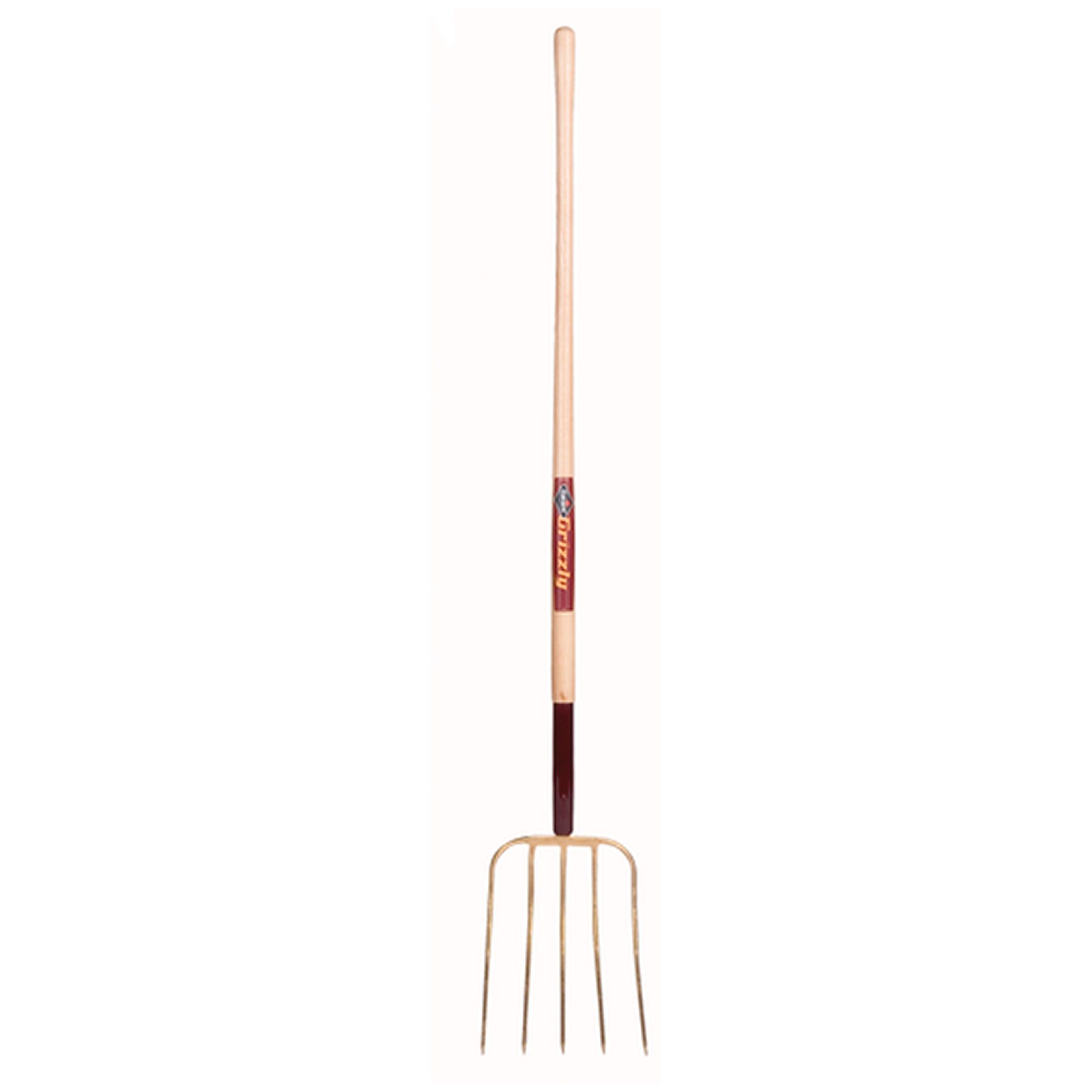 Hay Fork - 5 Teeth 13" - Forged Steel - Handle 54" from GARANT | BMR