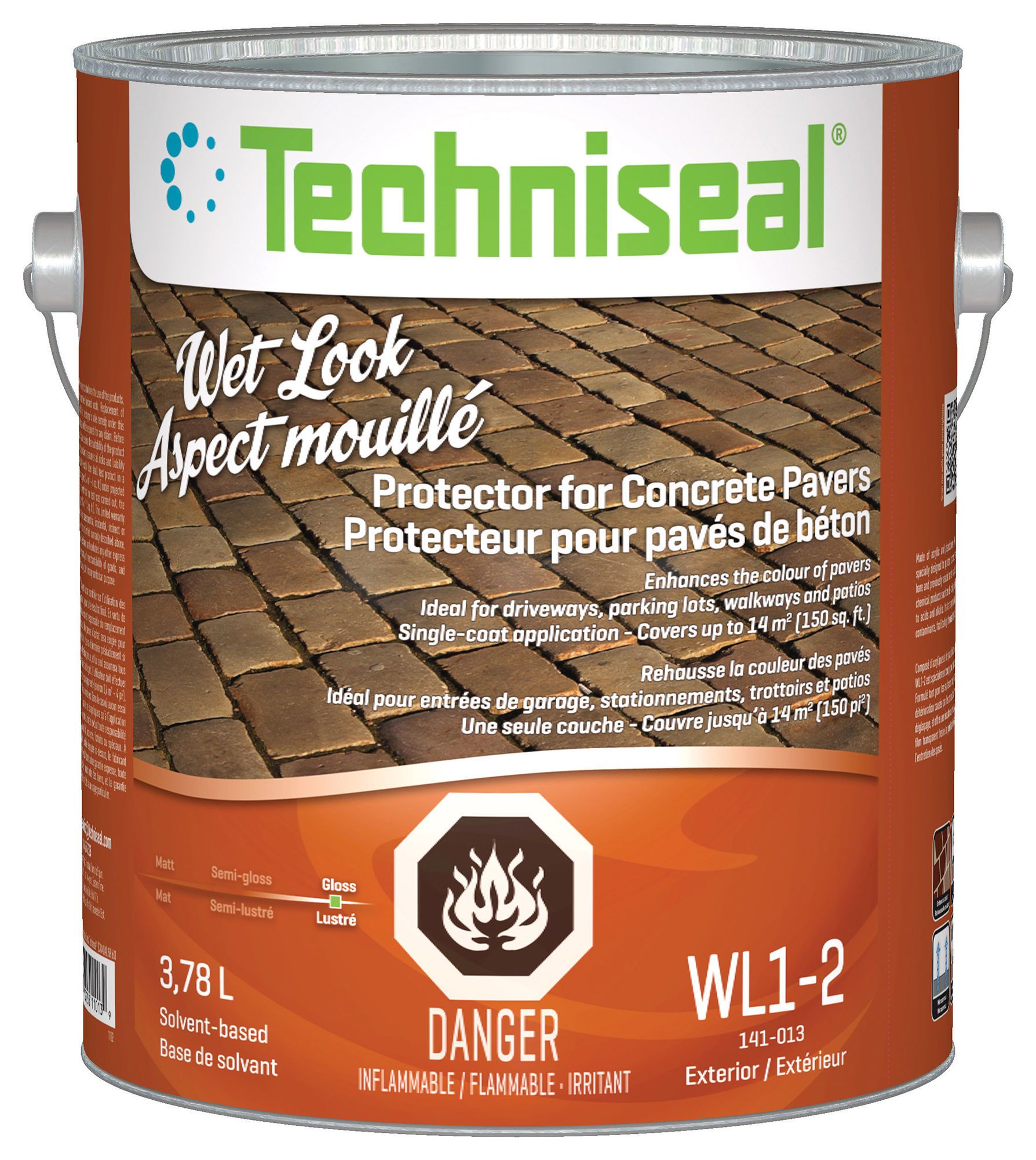 Protecteur pour pavés WL1-2, lustré, aspect mouillé de TECHNISEAL | BMR