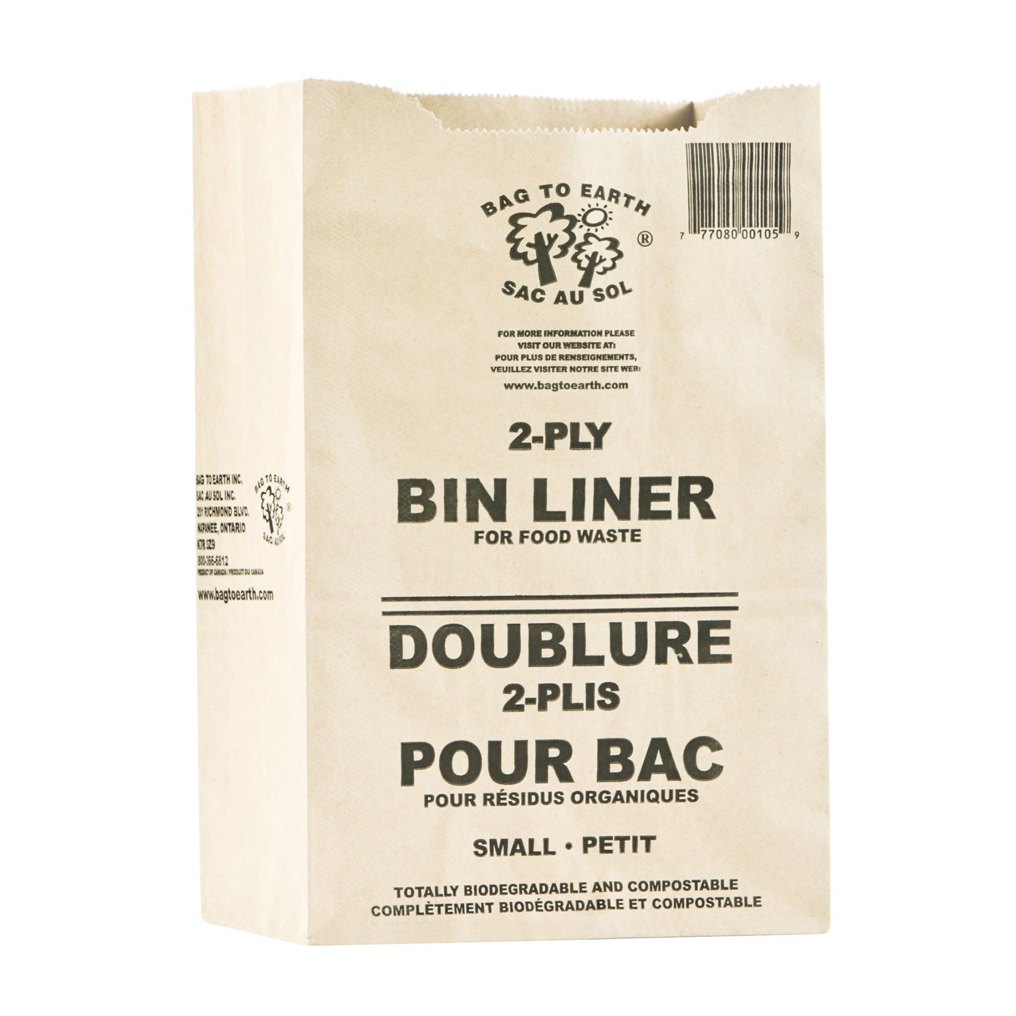 Paper liner for kitchen bin from BAG TO EARTH | BMR