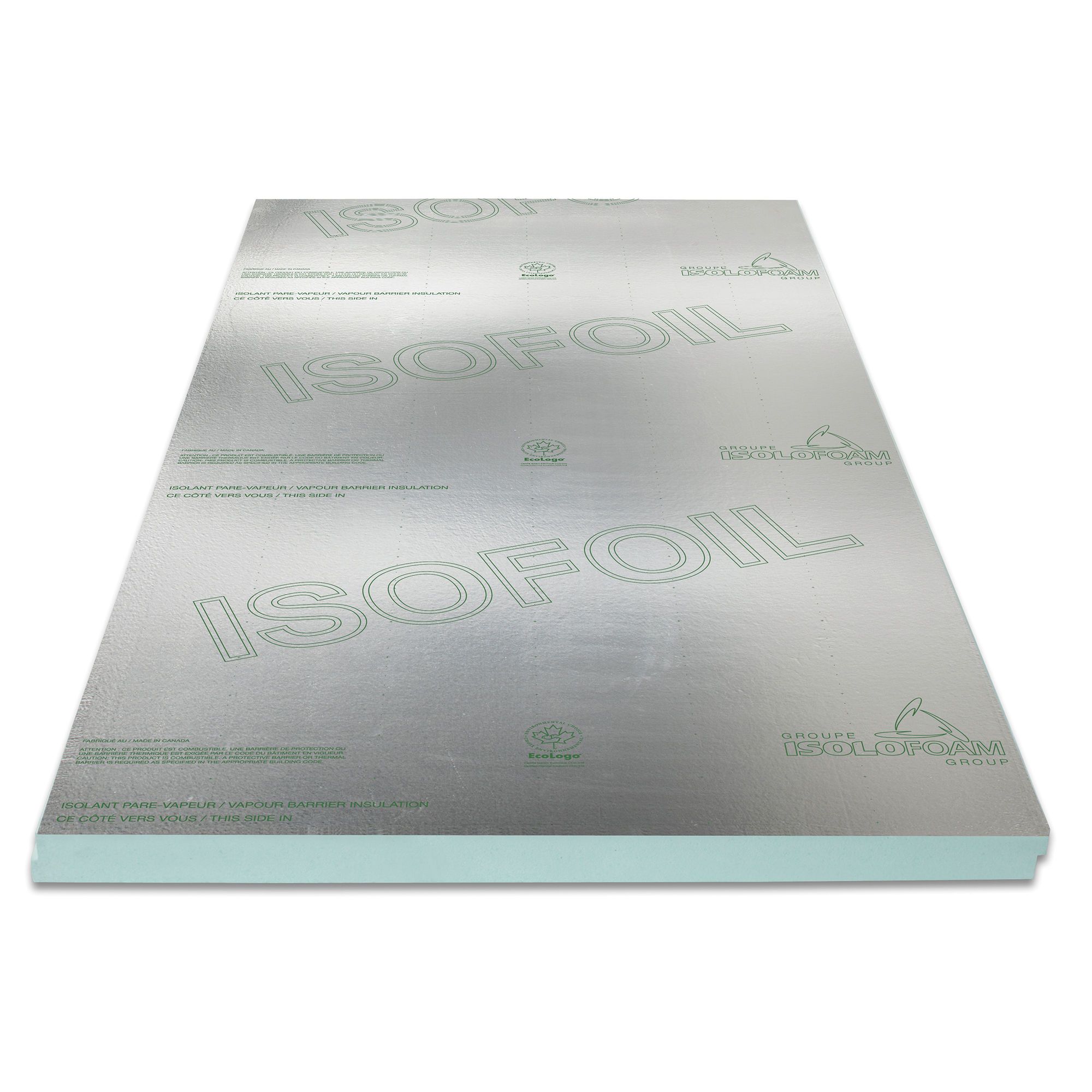 Isofoil Vapor Barrier Iinsulation Board - 3" x 4' x 8' from PRODUITS ...