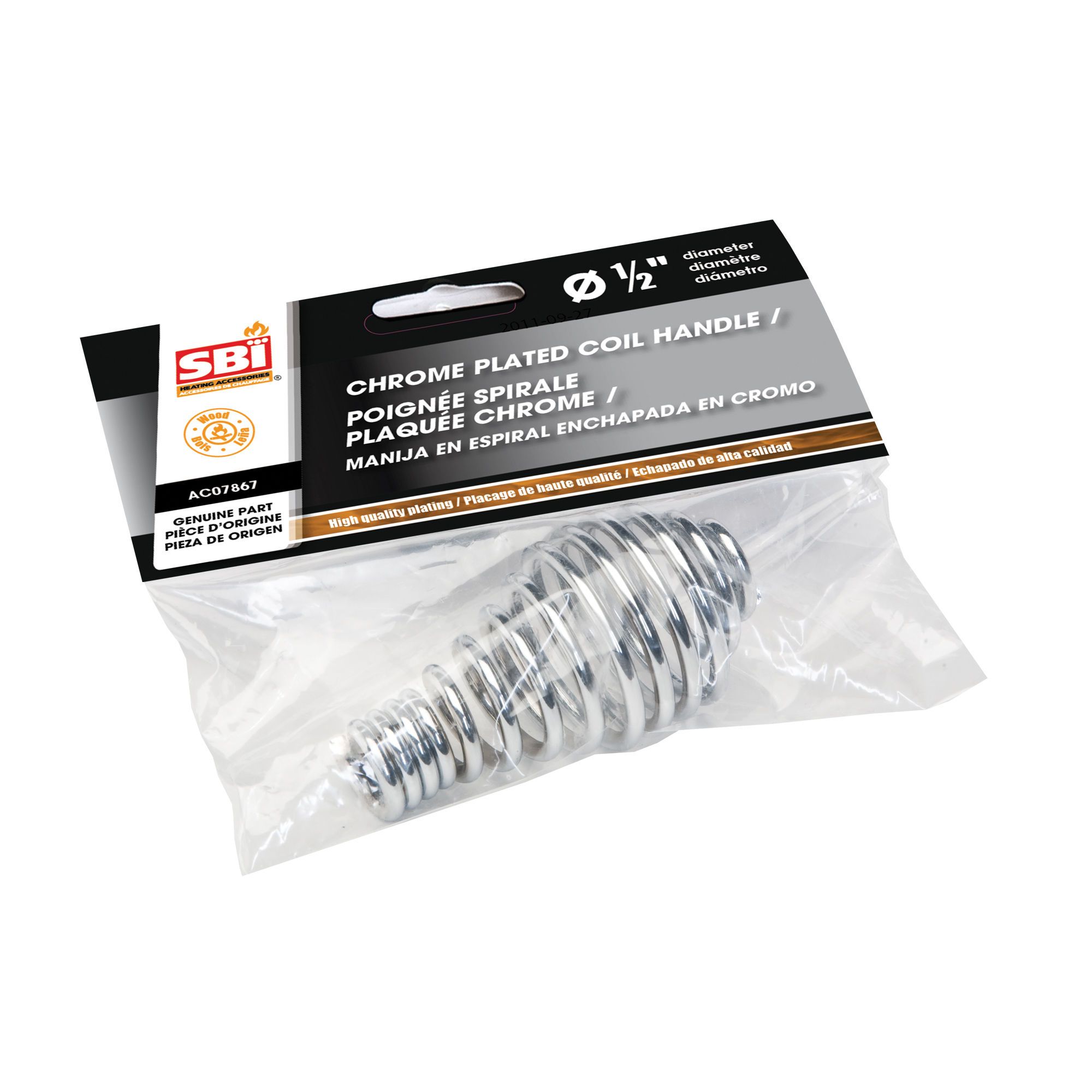 Coil Handle - Chrome - 1/2" from SBI | BMR