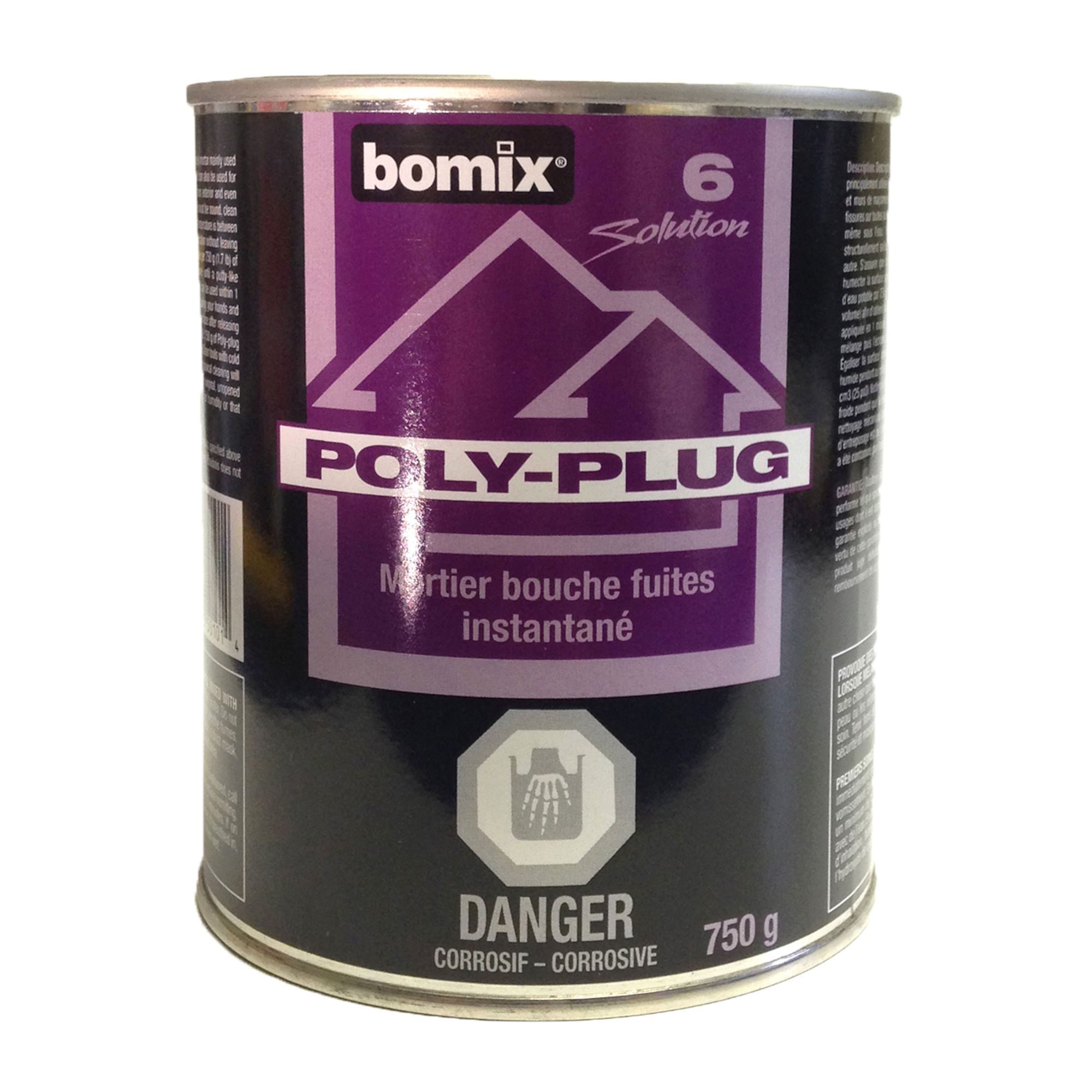 Poly-Plug Instant Water-Plug Mortar from BOMIX | BMR