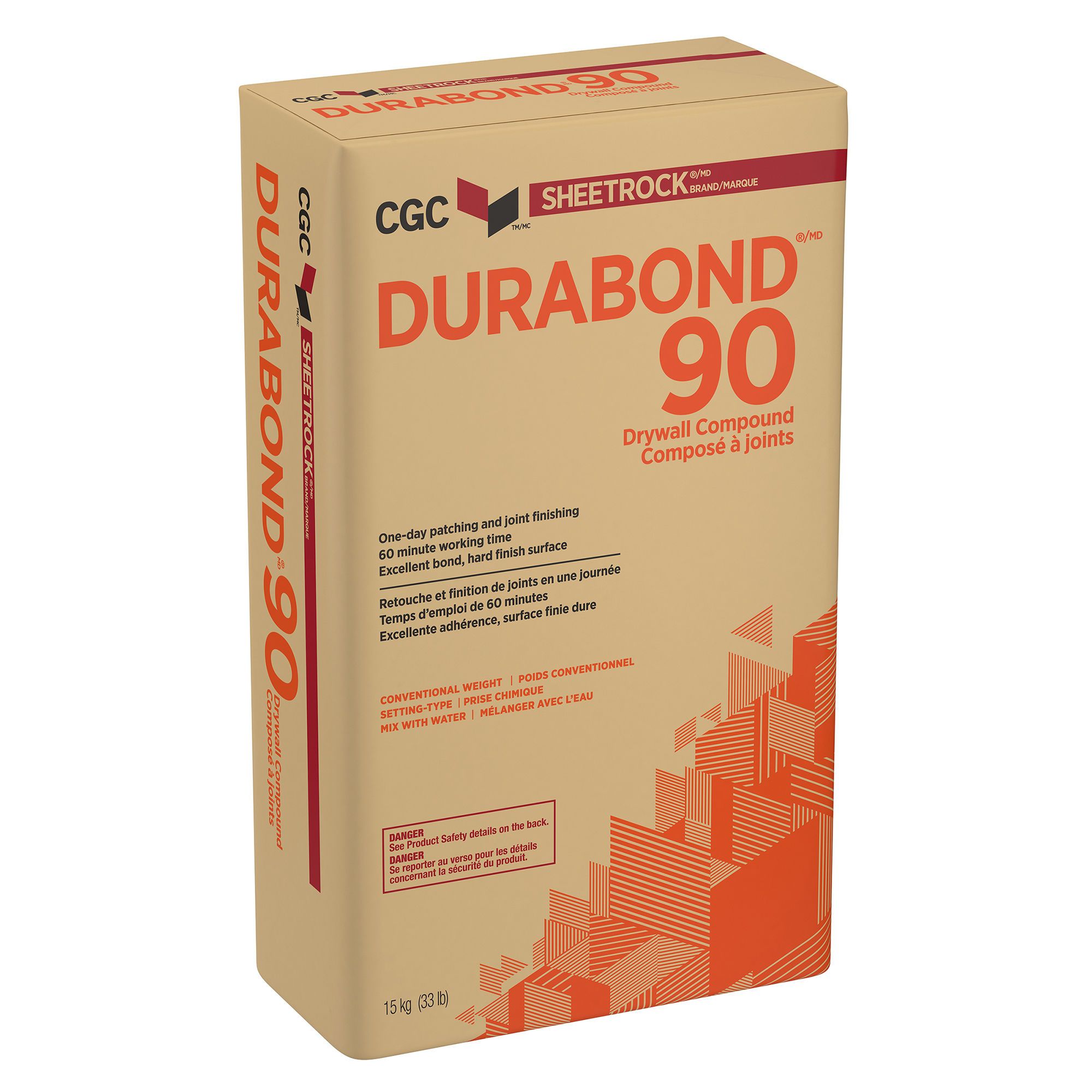 CGC Drywall Durabond 90 Joint Compound - 15 kg from CGC | BMR
