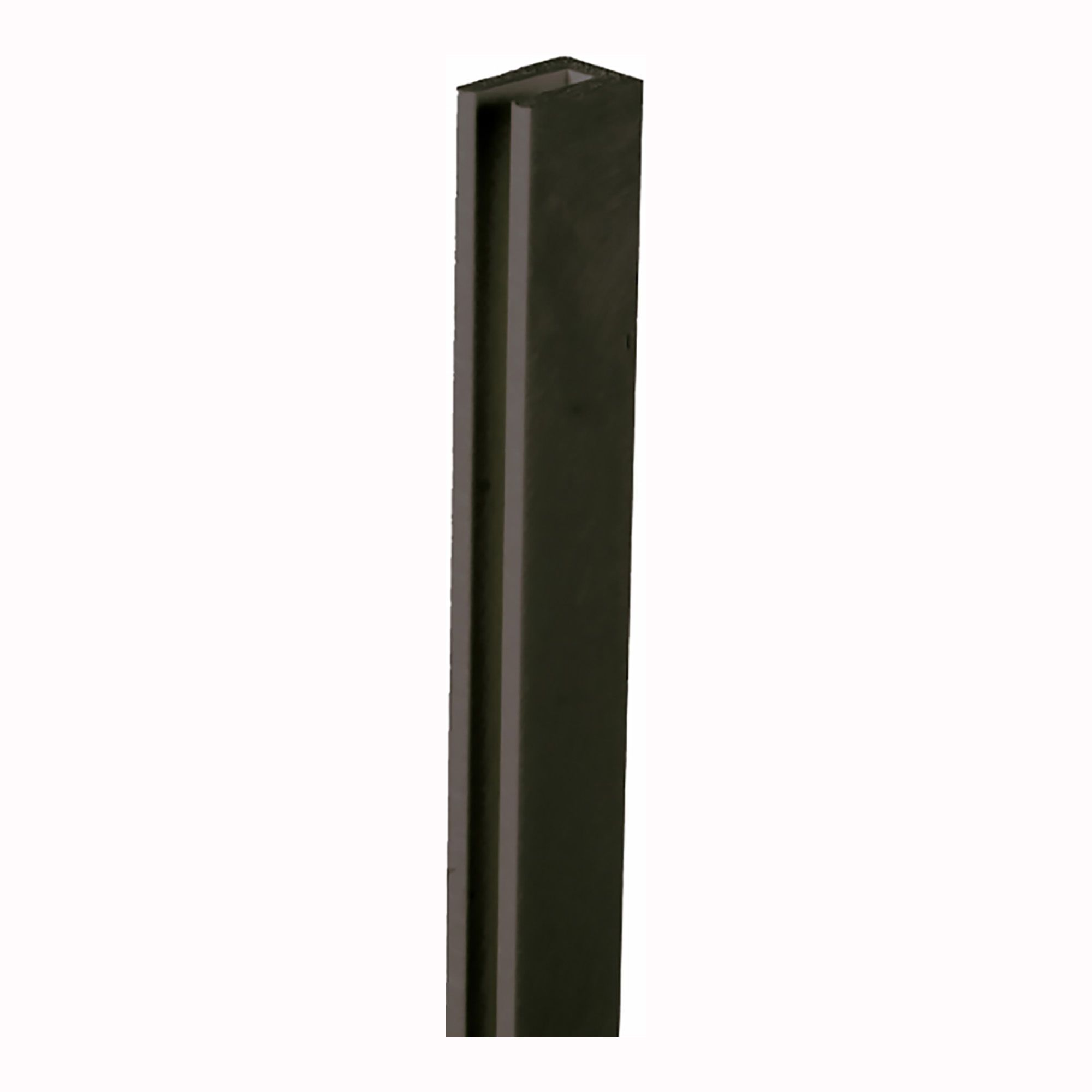PVC Finishing Trim Moulding - Black Charcoal - 1 1/4" x 3/4" x 98" from ...