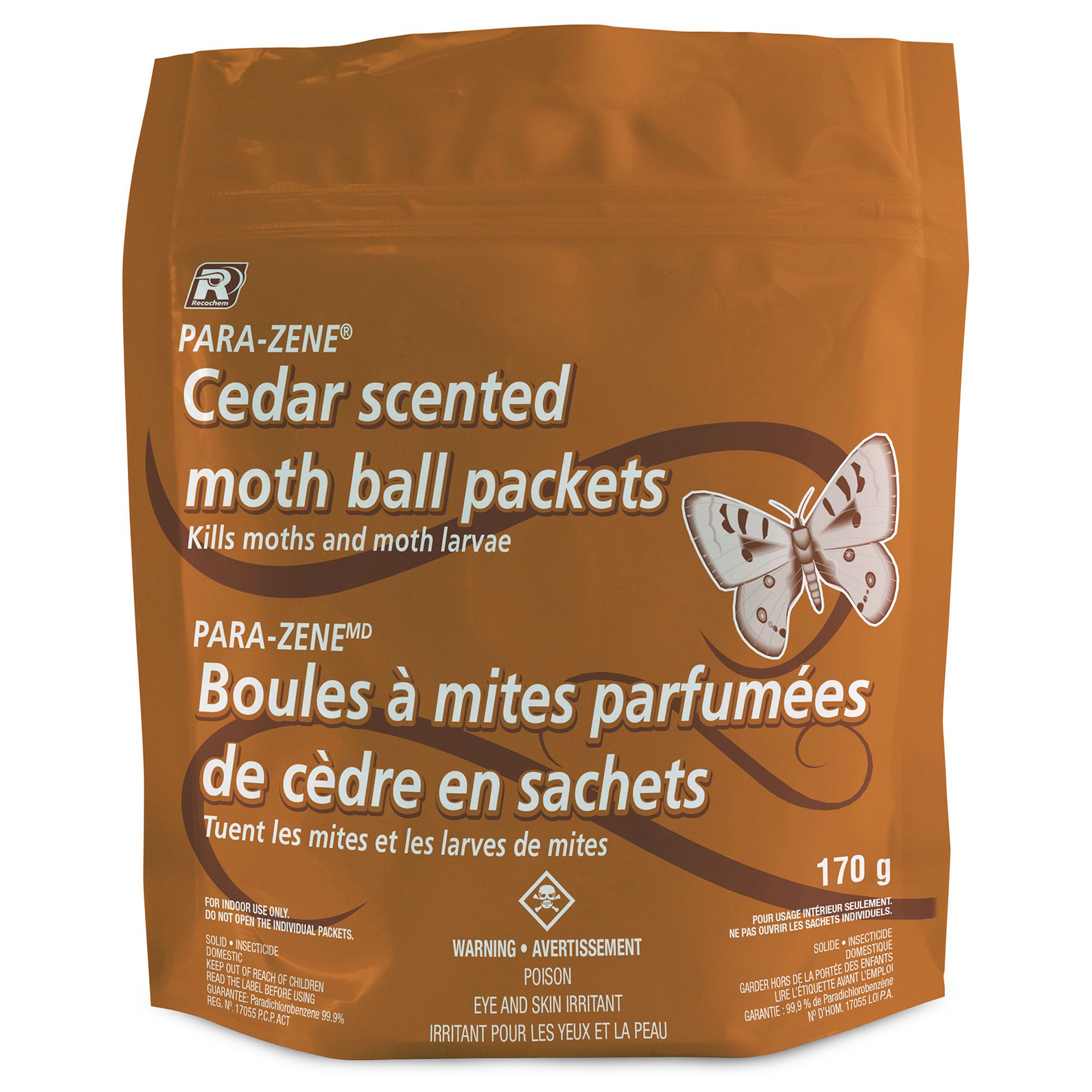 Cedar scented moth ball packets from RECOCHEM | BMR