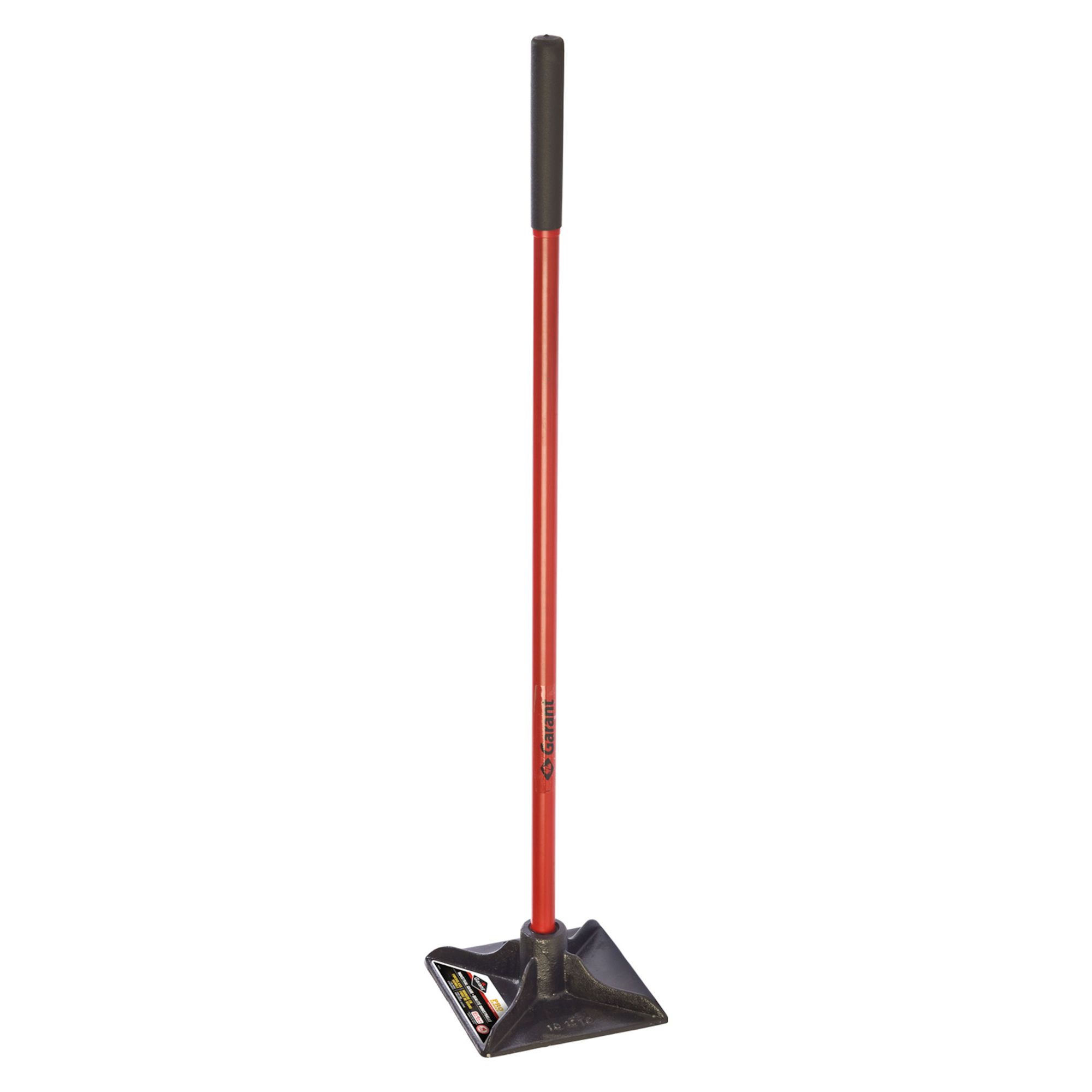 PRO SERIES Ground Tamper - 10" x 10" - Fiberglass Handle 48" from ...