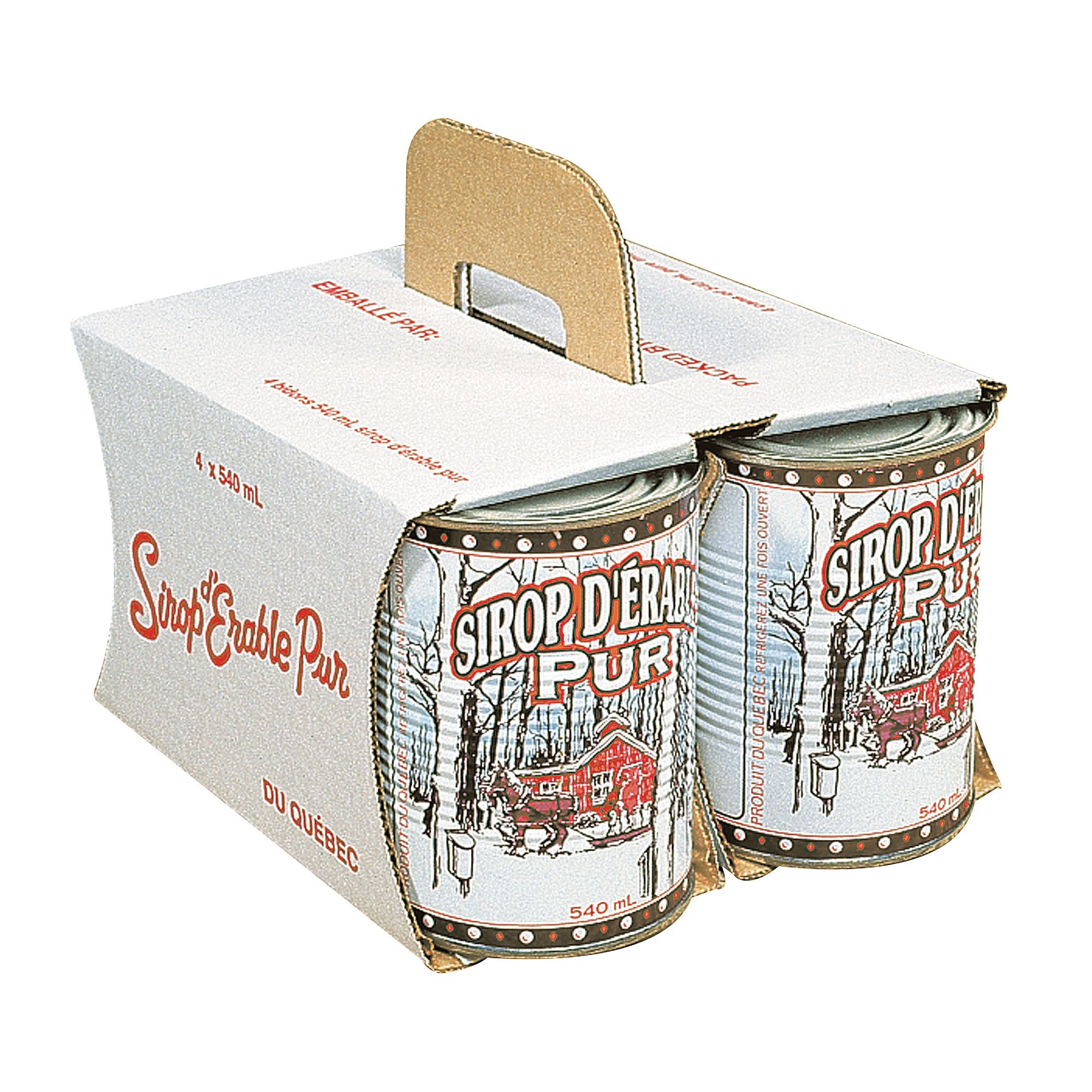 Lithographed box for maple syrop cans | BMR
