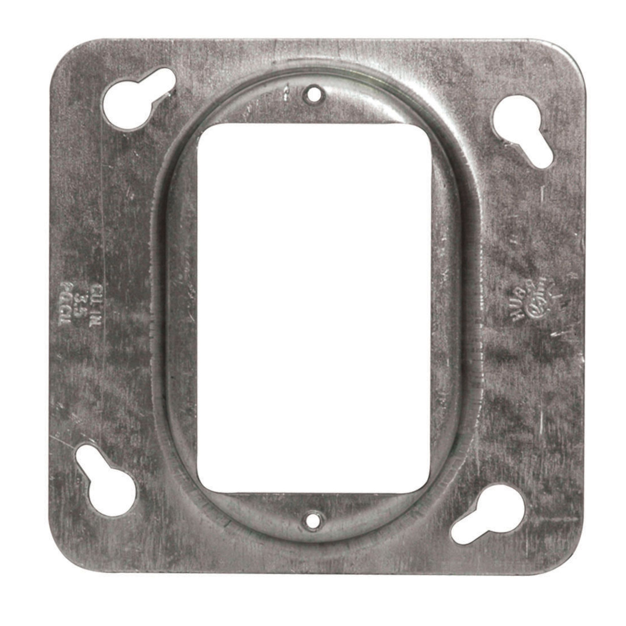 Raised square metal cover from HUBBELL | BMR