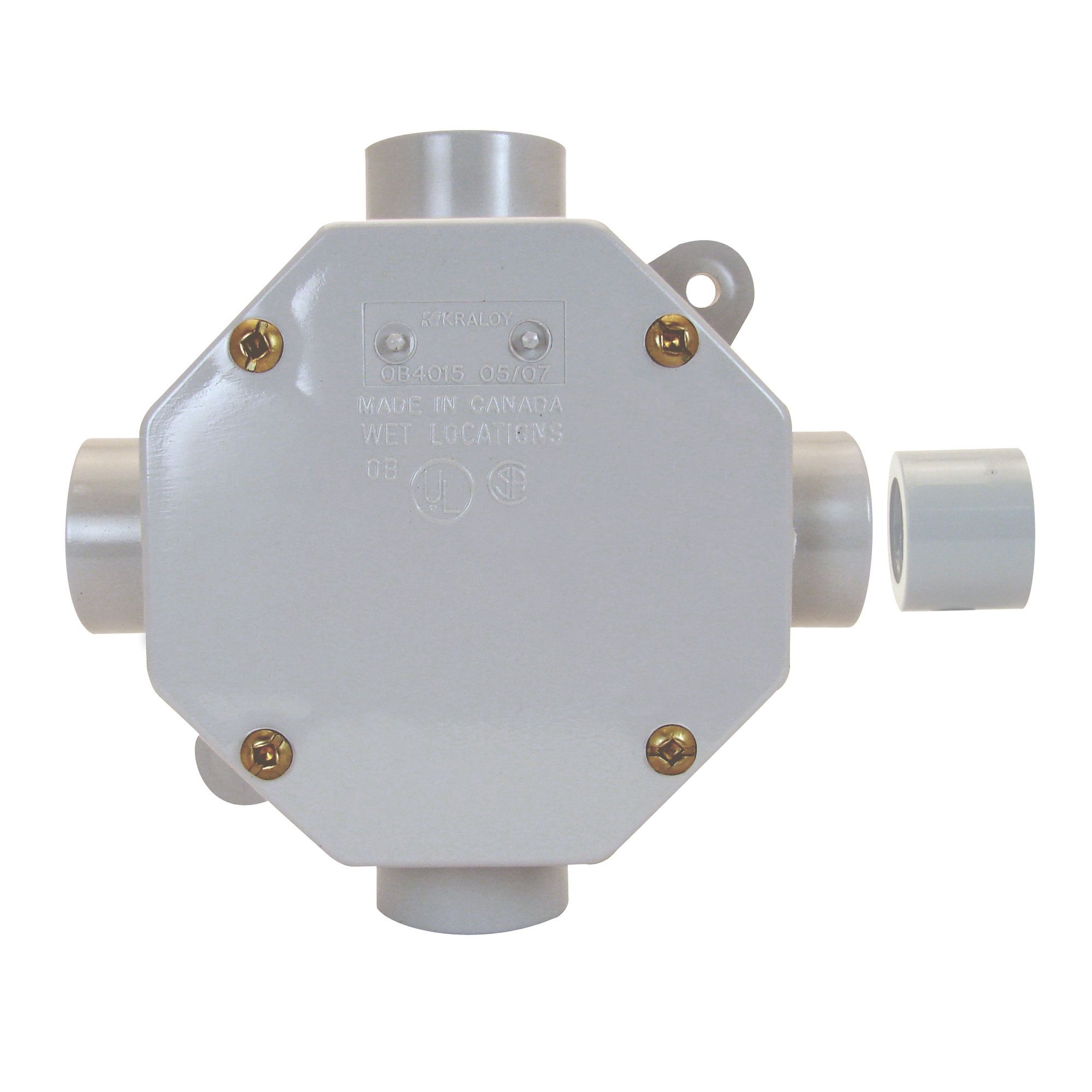 PVC round box with cover from IPEX | BMR