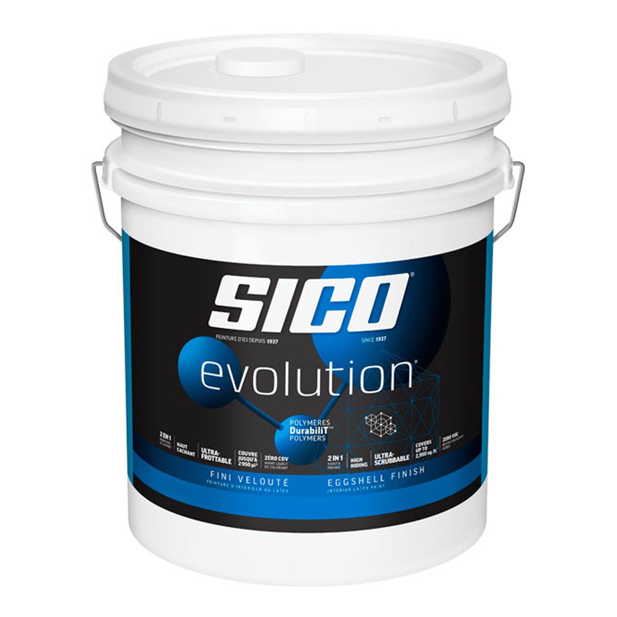 Paint SICO Evolution - Eggshell - Base 1 - 18.9 l from SICO | BMR