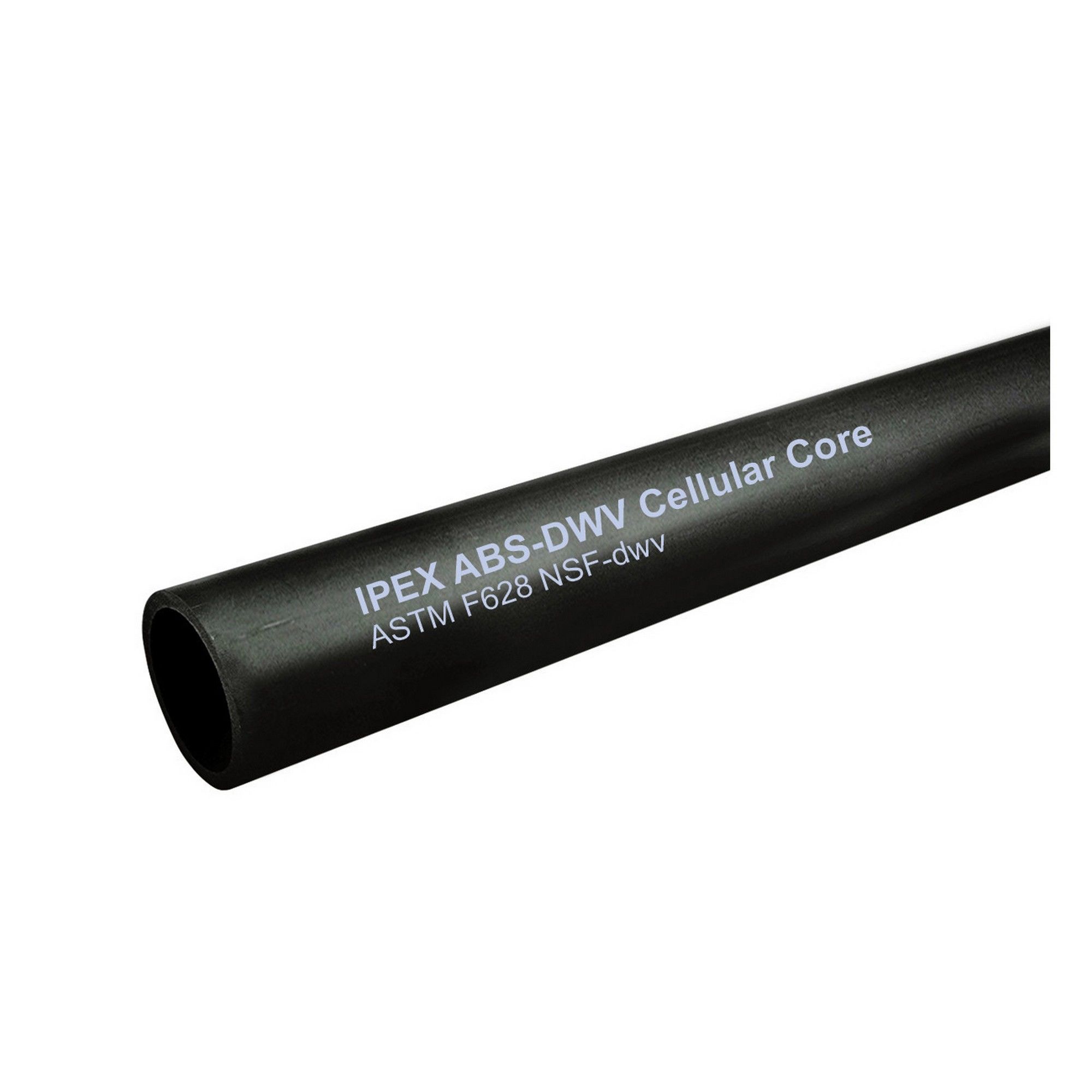 ABS DWV Cell Core Pipe - Black - 3" x 3' from IPEX | BMR