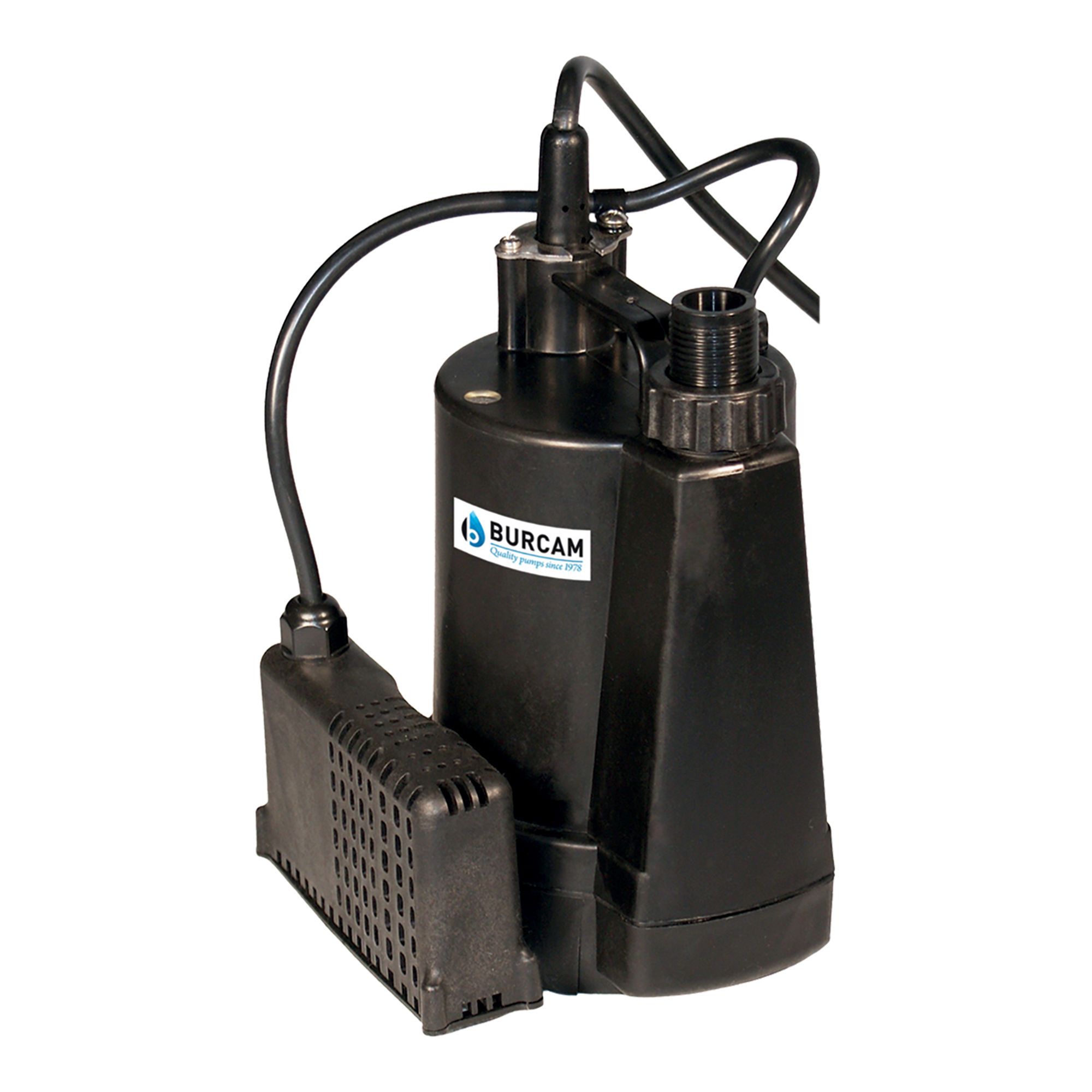 Automatic submersible utility pump 1/4 ch from BURCAM | BMR