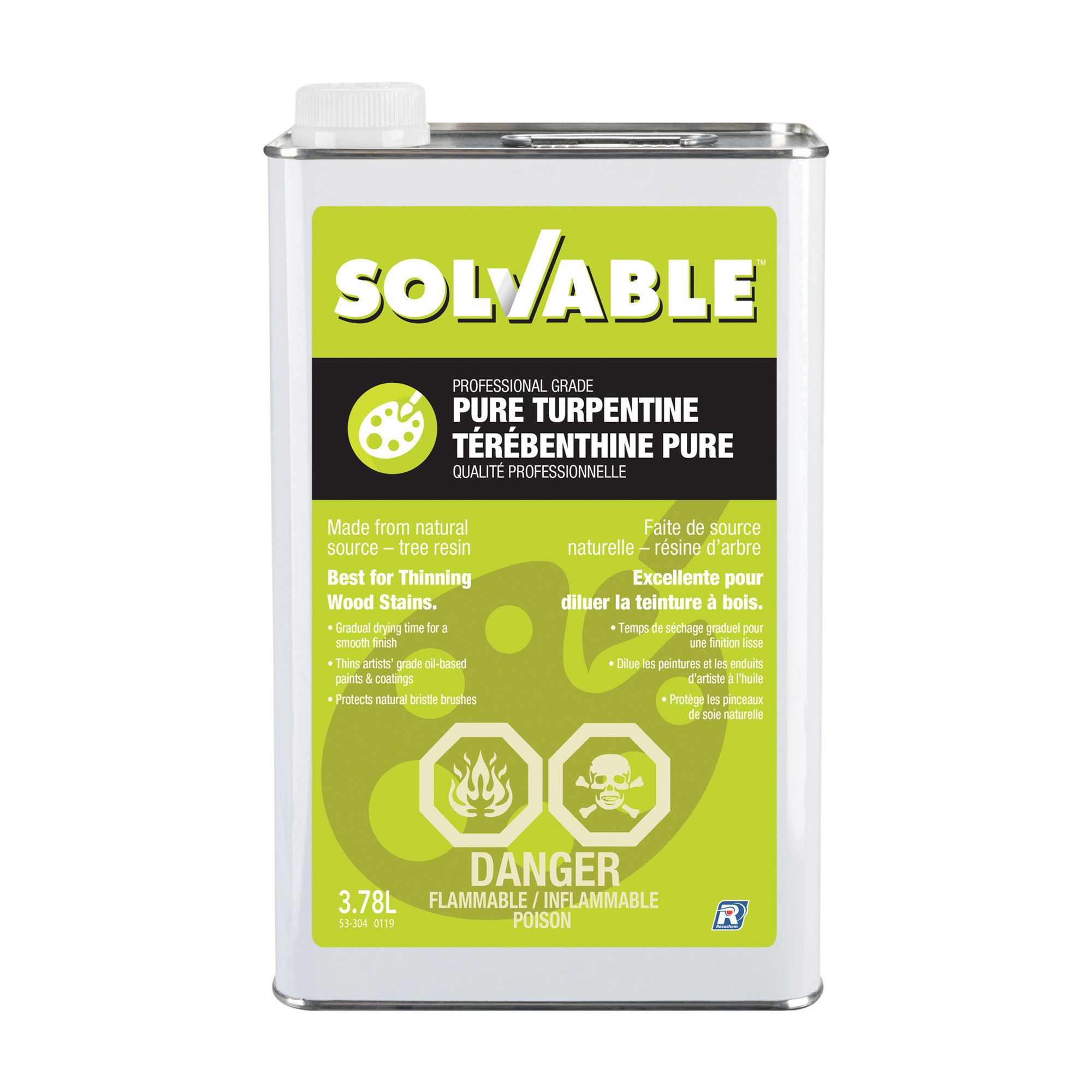 Solvable Pure Turpentine - 3.78 l from RECOCHEM | BMR