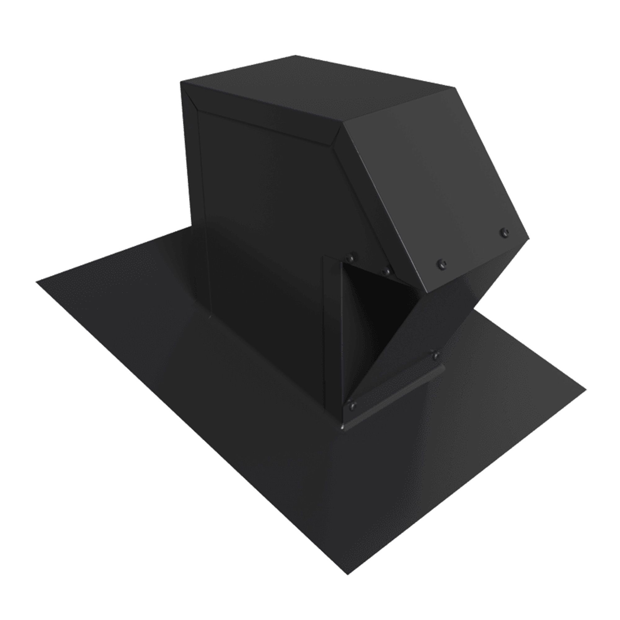 VMAX-CT Rectangular Roof Exhaust Vent Cap - 3 1/4" x 10" - Black from VENTILATION MAXIMUM | BMR