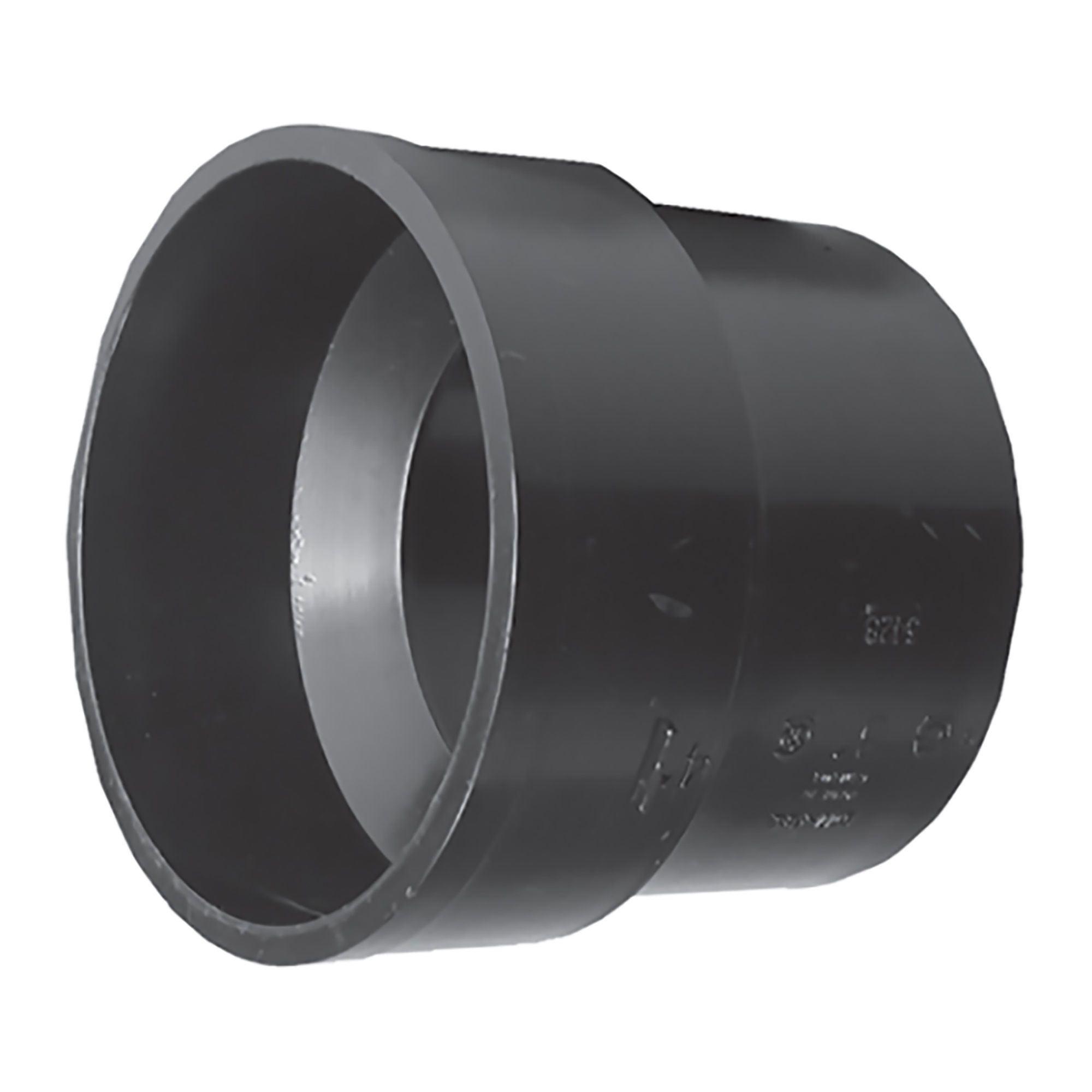 ABS DWV M.J. Cast Iron Adapter - F 4" x M 3" - Hub x Spigot - Black ...