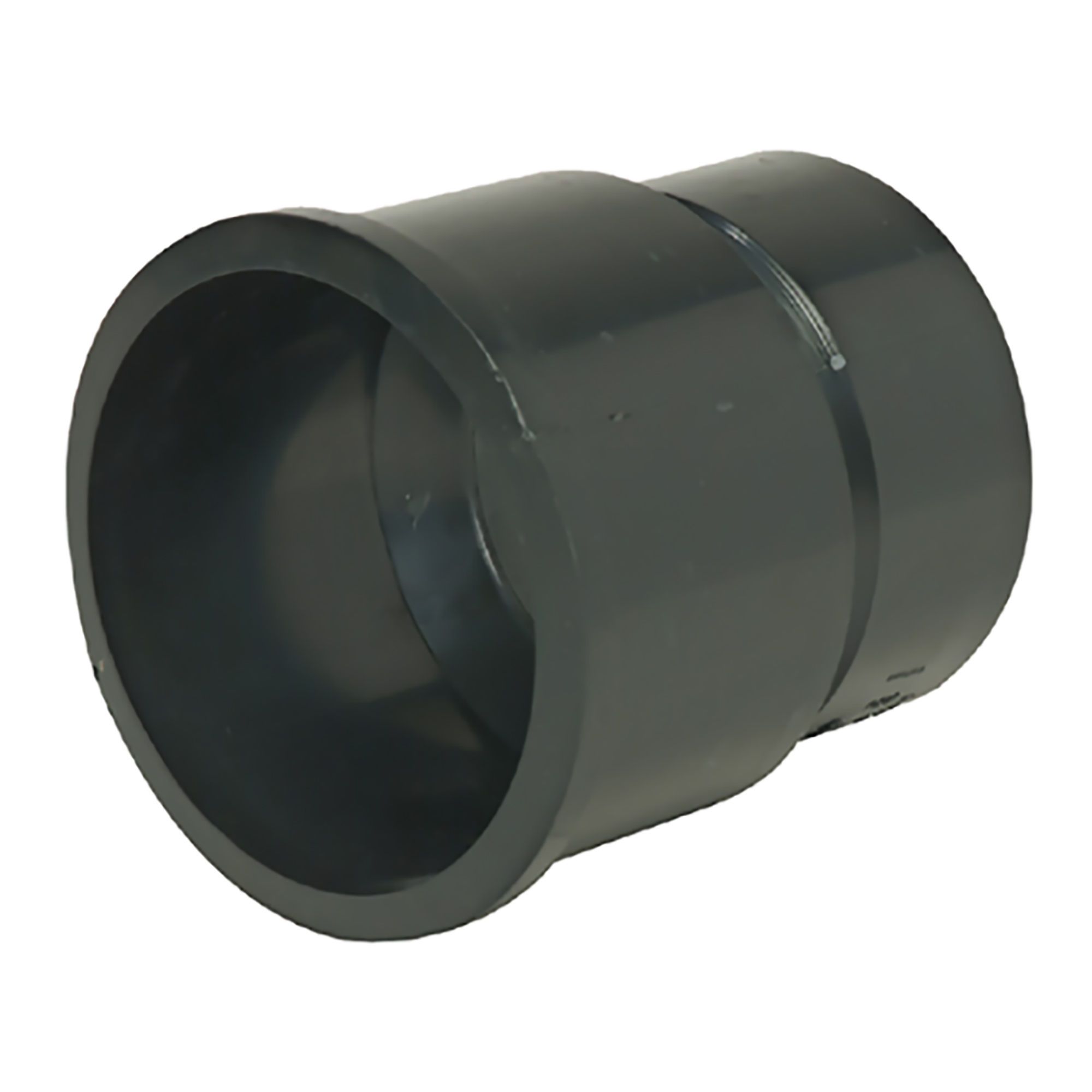 ABS DWV Cast Iron Adapter - F 4" x M 3" - Hub x Spigot - Black from ...