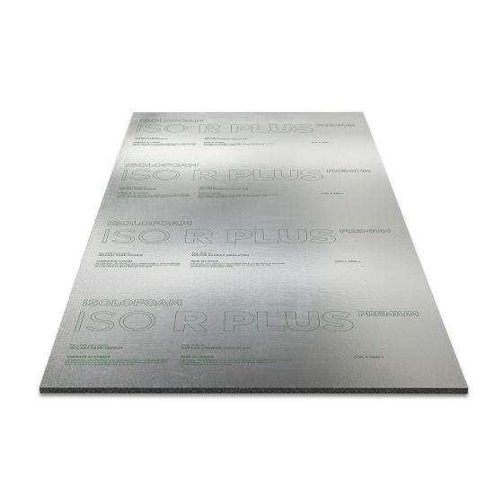 ISO R PLUS PREMIUM Vapour barrier Insulation Panel - 1/2" x 48" x 97 1/ ...
