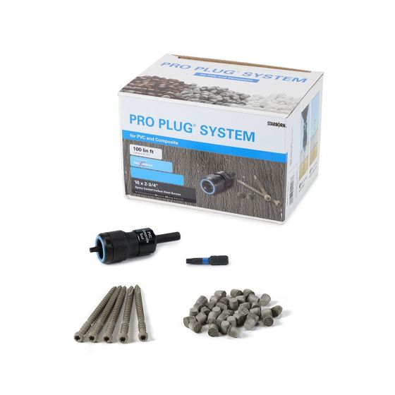 Screws and Plugs Kit - Pro Plug - Deckorators - Vista - Driftwood - #10 ...