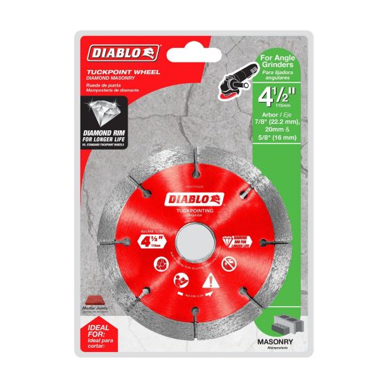 Diamond Tuck Point Blade for Masonry - 4 1/2" from FREUD DIABLO | BMR