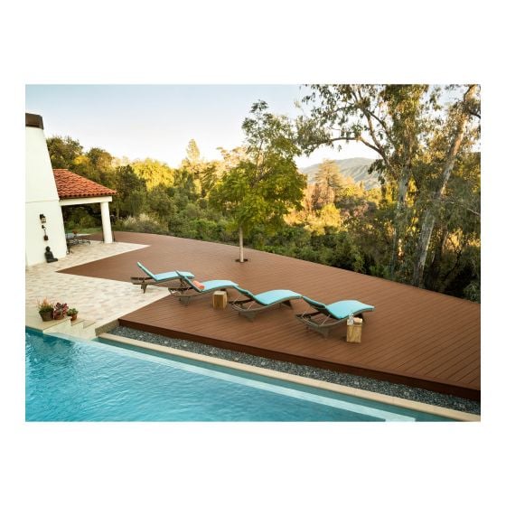 Decking Board - Composite - Enhance Basics - Grooved - Saddle - 1" x 6 ...