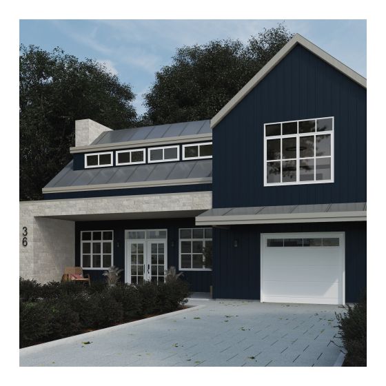Board & Batten siding - Batten - Midnight Blue - 2 1/4'' x 144'' from ...