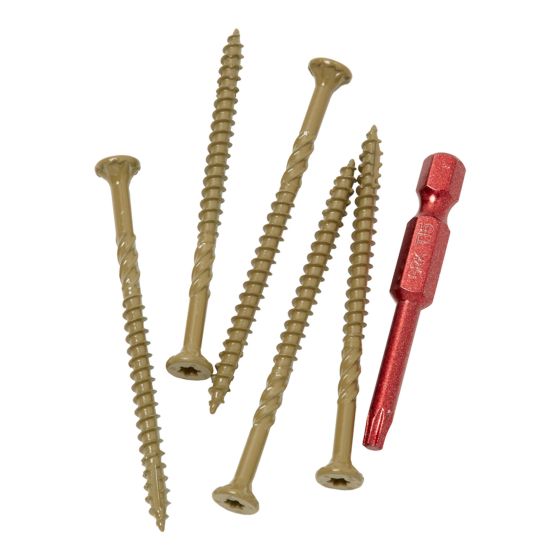 Vis, Deck Elite, #8 x 2 1/2", 1 600/pqt de GRK | BMR