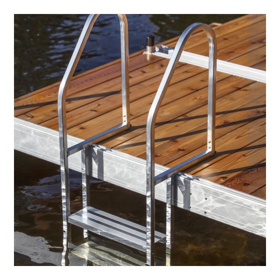 Dock Ladder – 3-Step – Aluminum from MULTINAUTIC | BMR