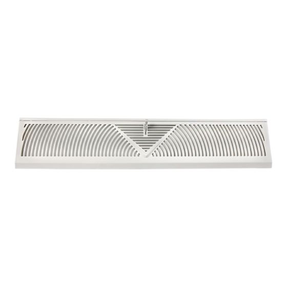 Air diffuser baseboard from IMPERIAL | BMR