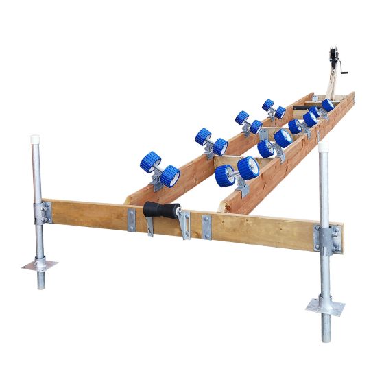 Wheel Kit For Boat Ramp – Blue - 5" - 2/pkg from MULTINAUTIC | BMR