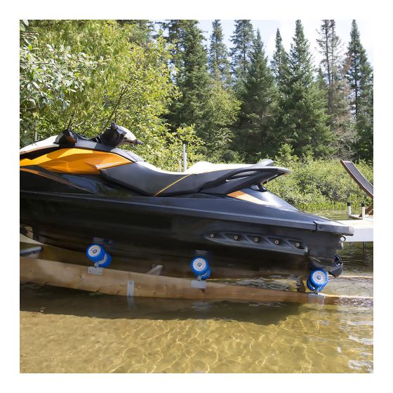 Wheel Kit For Boat Ramp – Blue - 5" - 2/pkg from MULTINAUTIC | BMR