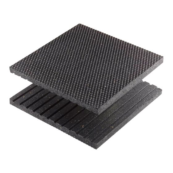 Rubber step cover – Non-Slip - Black - 24" x 36" x 3/4" from ROYAL MAT ...