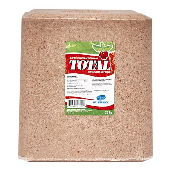 TOTAL Hunting Salt Block - Wintergreen - 20 kg from SEL WARWICK | BMR