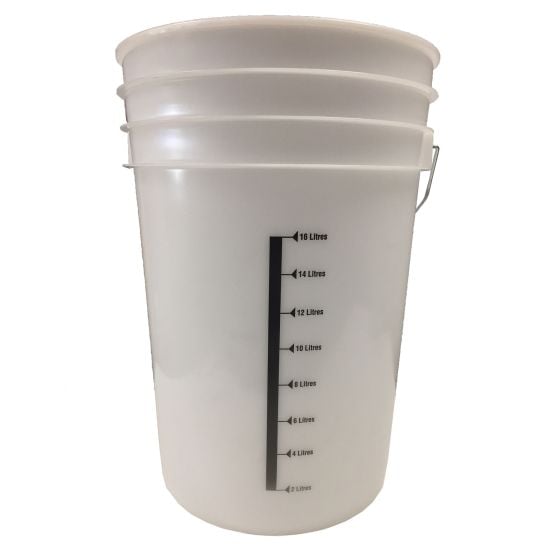 Graduated Pail - Food Grade Plastic - 25 L from AGRIZONE | BMR
