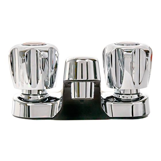 Bathroom Sink Faucet - 2 Handles - Polished Chrome - 4" Centerset from ...