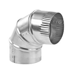 Aluminum Adjustable Elbow 90° - 4" from IMPERIAL | BMR