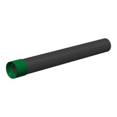 Ponceau double paroi, 200 mm x 6 m, noir de SOLENO | BMR