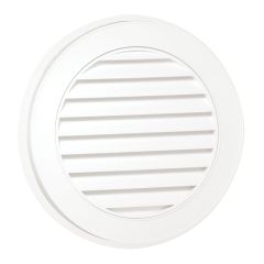 Event de pignon rond, 18", blanc de CANPLAS INDUSTRIES | BMR