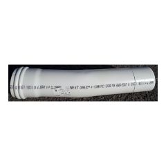 Long Elbow - 22 Degrees - White - 6" from NEXT POLYMERS | BMR