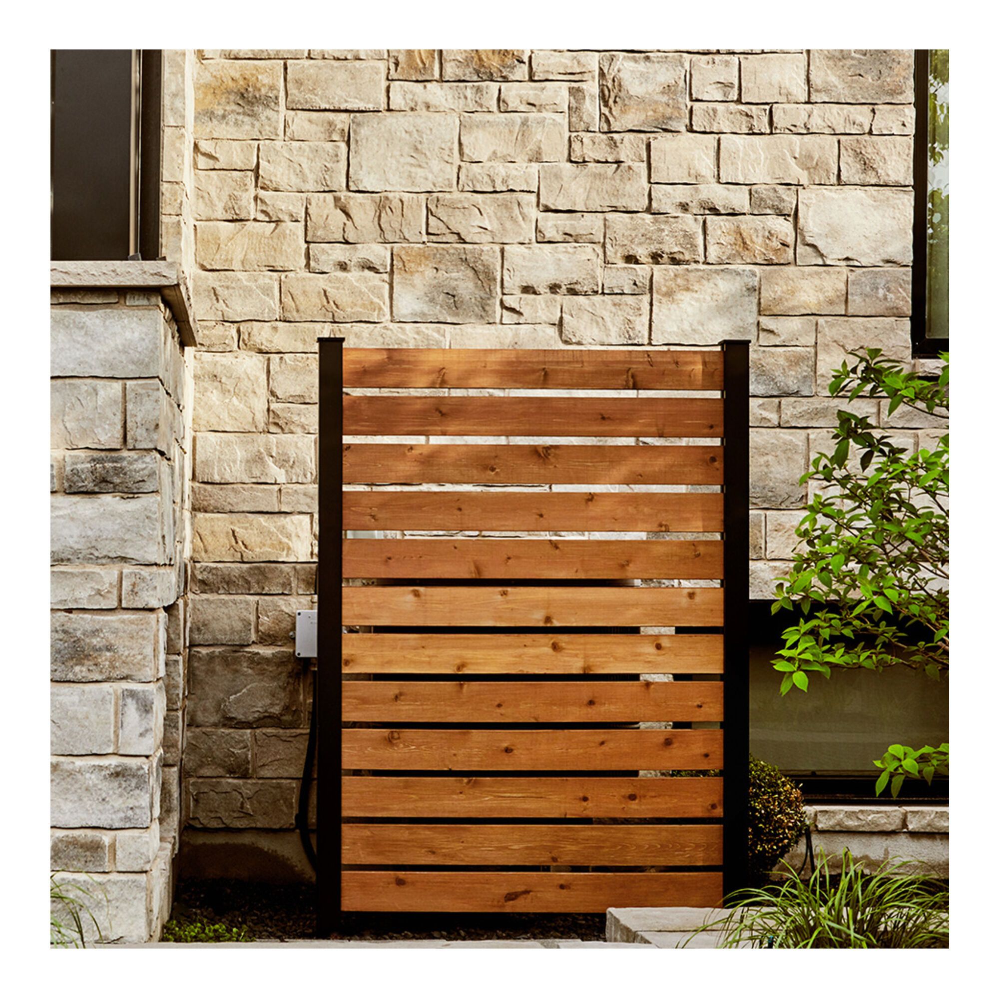 Ensemble de poteaux de fin, 72", noir de HOFT | BMR