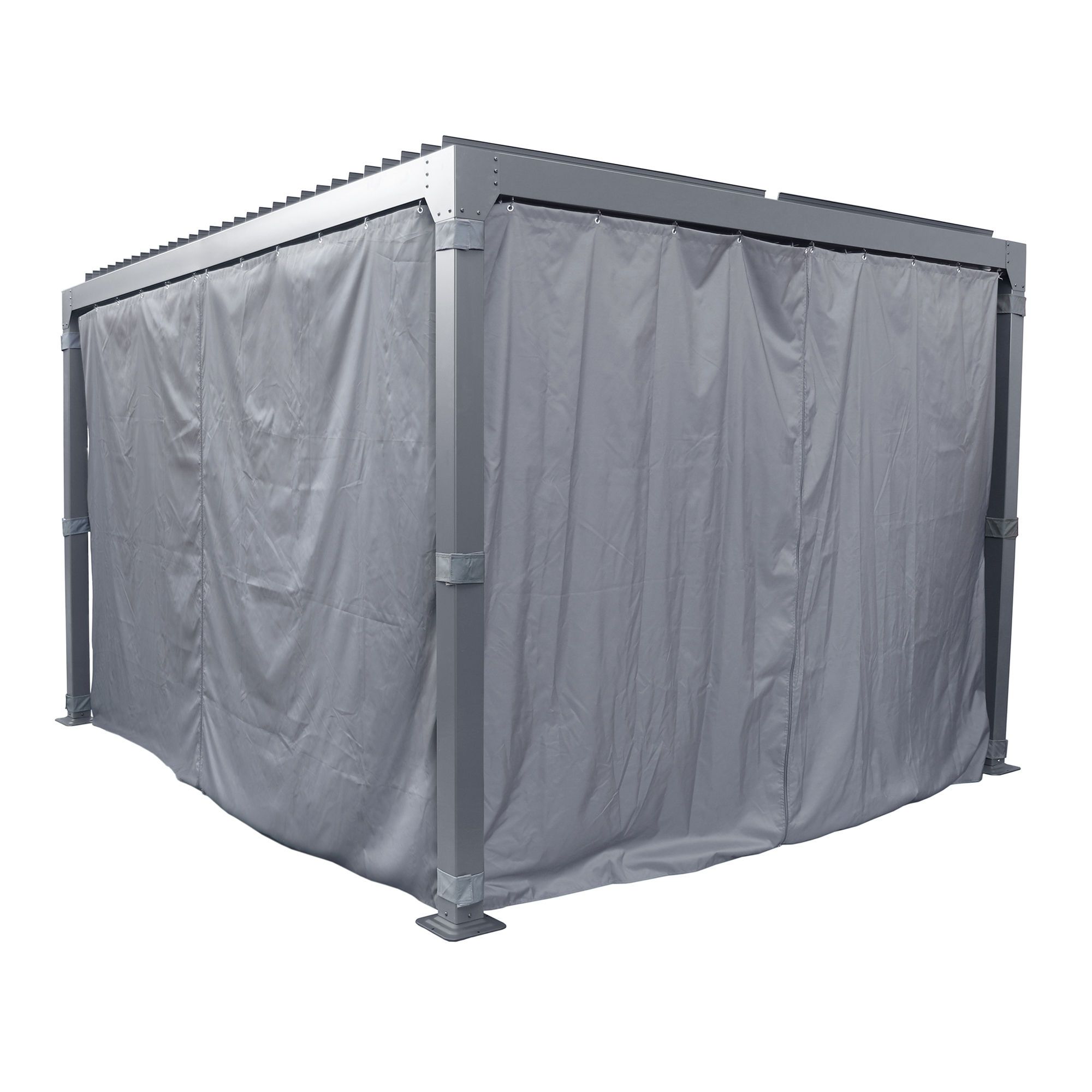 Gazebo avec persiennes en aluminium, 10' x 12' de OPAZ | BMR