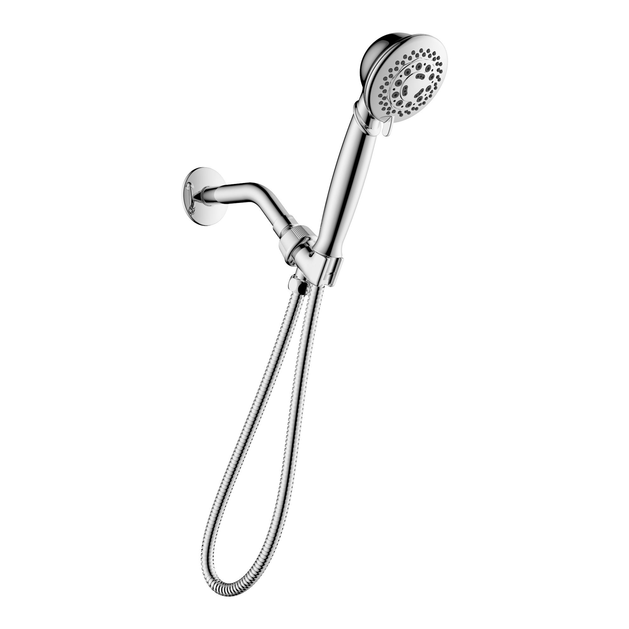 Ensemble douchette, 5 fonctions, chrome, 2 mcx de OPAZ | BMR